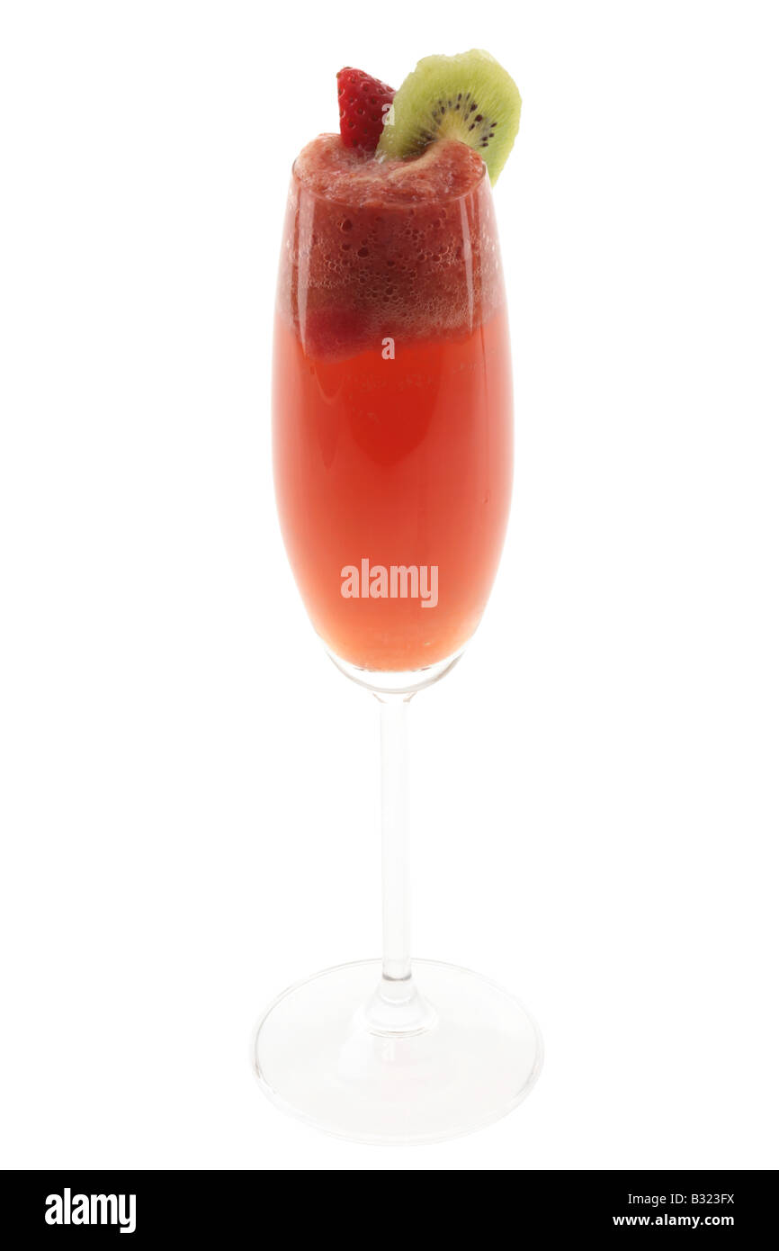 Pink cocktail champagne rose Cut Out Stock Images & Pictures - Alamy