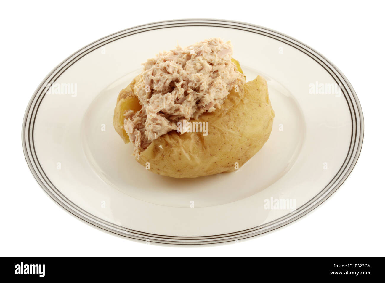 Tuna Jacket Potato Stock Photo - Alamy