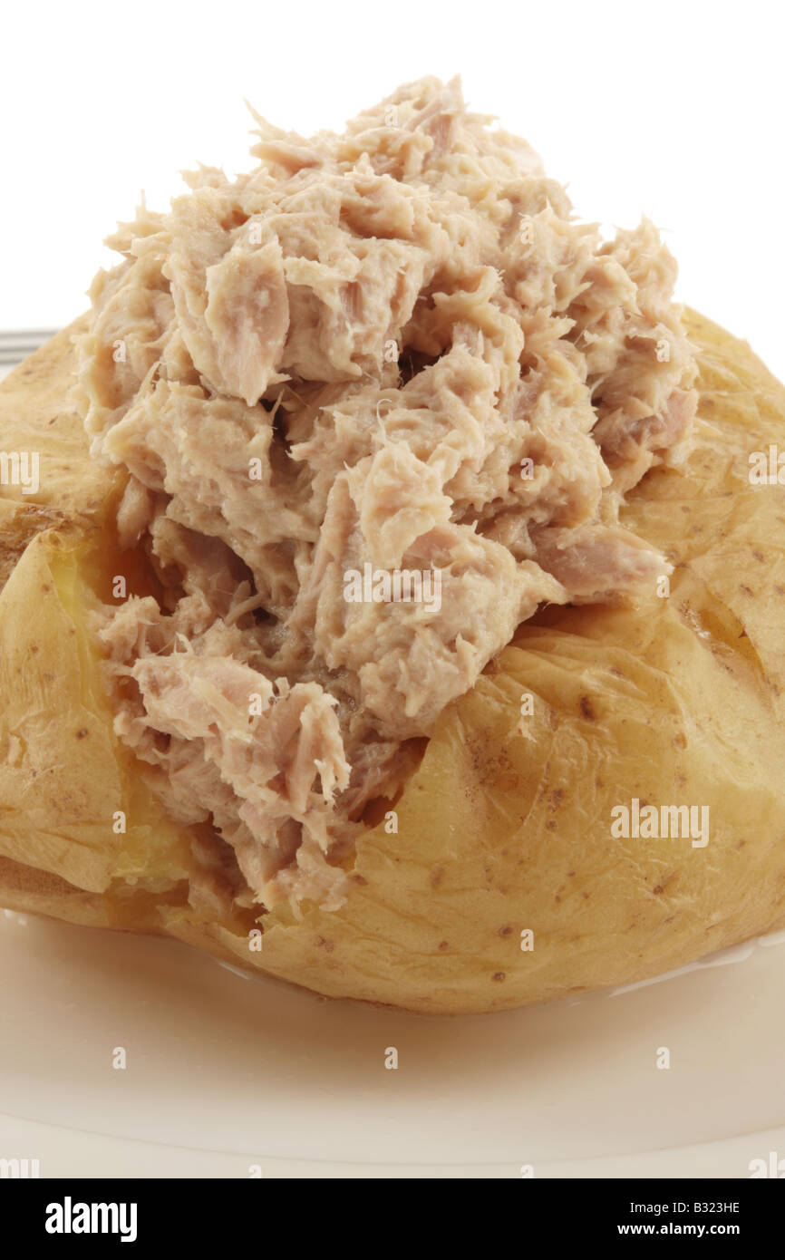Tuna Jacket Potato Stock Photo - Alamy