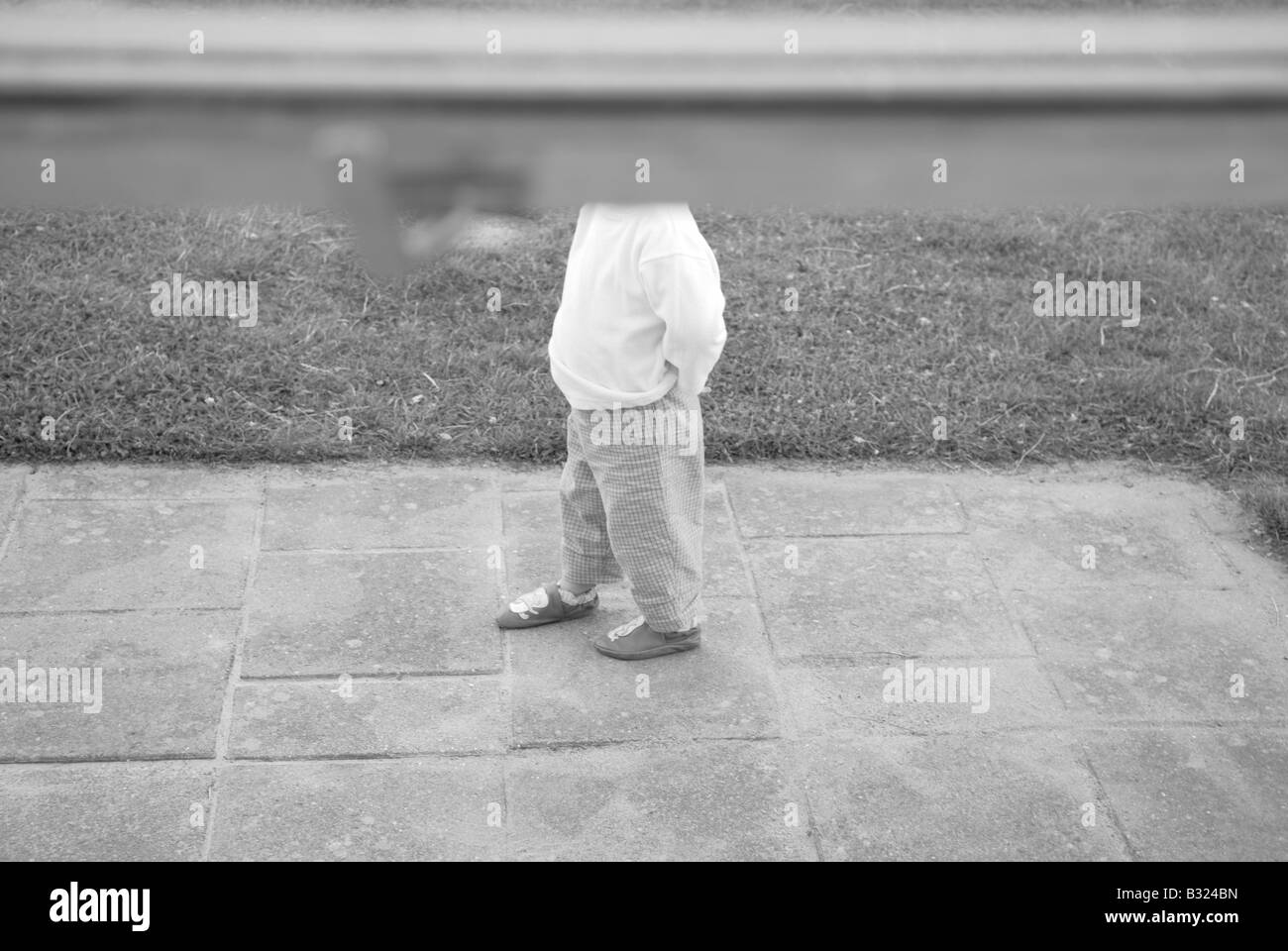 Shy child and legs hi-res stock photography and images - Alamy