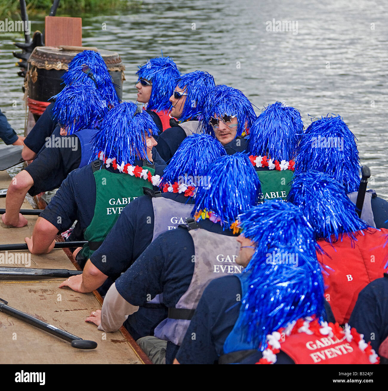 Dragon boat racing st ives cambridgeshire east anglia uk ...