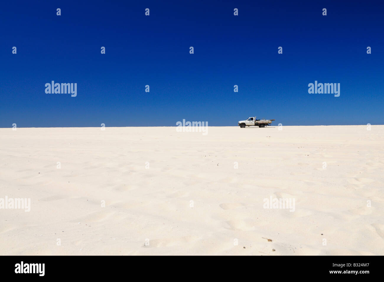 Ute on a beach Stock Photo - Alamy