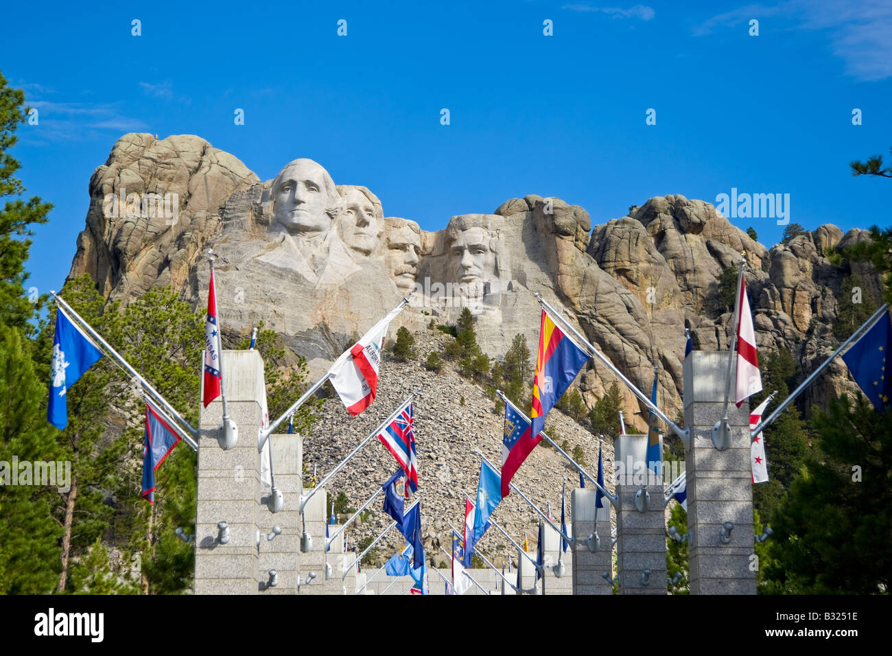 USA South Dakota Mount Rushmore National Memorial Stock Photo - Alamy