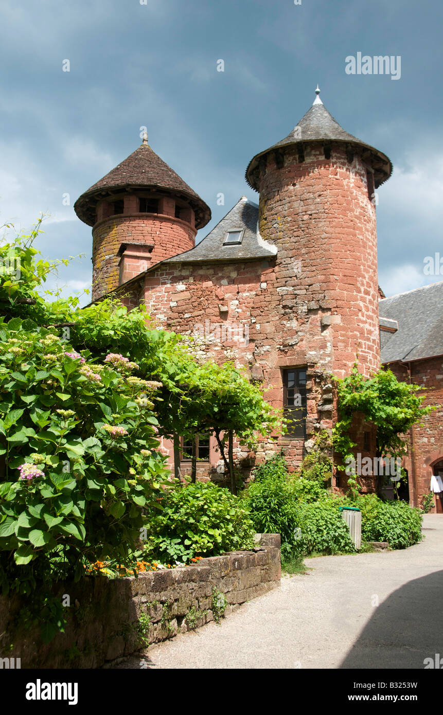 Village of Collonges-la-Rouge, Correze, Limousin, France Stock Photo ...