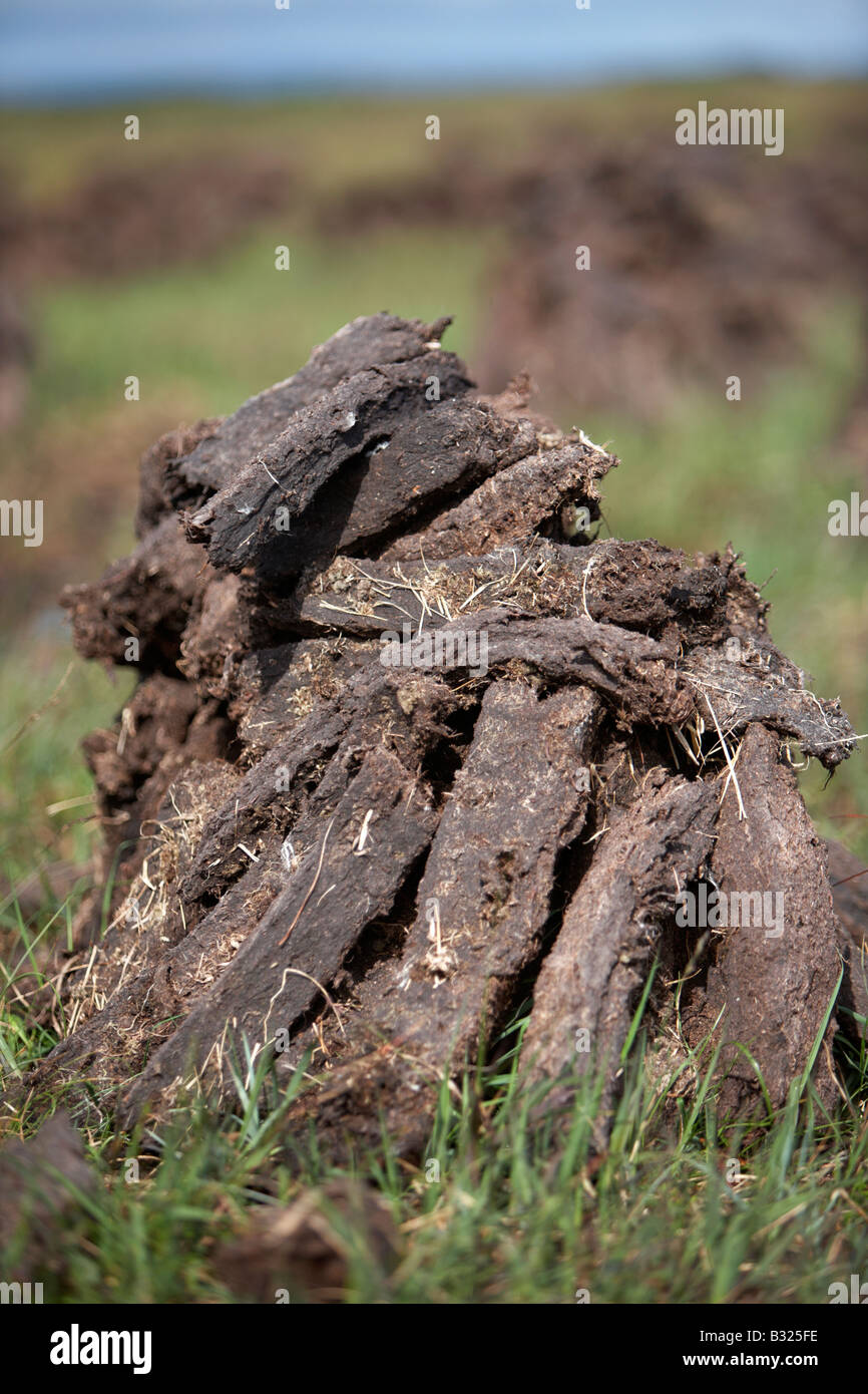 Turf drying in a bog hi-res stock photography and images - Alamy