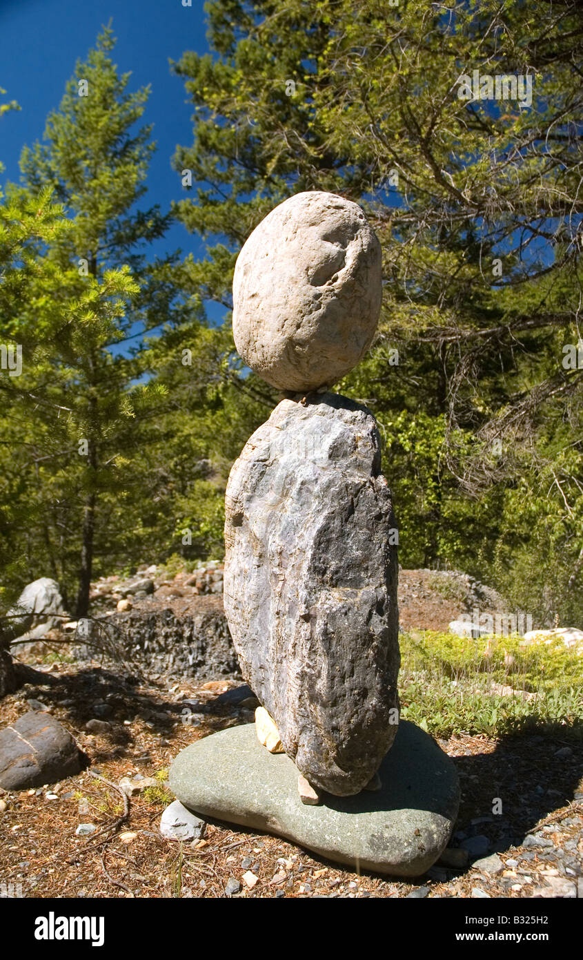 Large rocks stacked on top of each other Stock Photo - Alamy