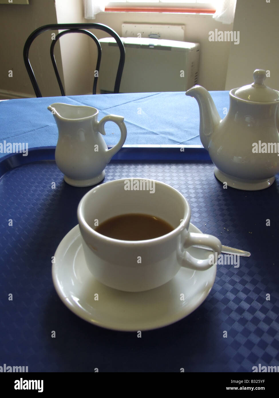 cup of tea on dining table Stock Photo - Alamy