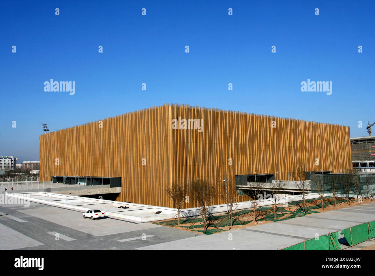 Beijing Wukesong Sports Center Basketball Field Stock Photo - Alamy