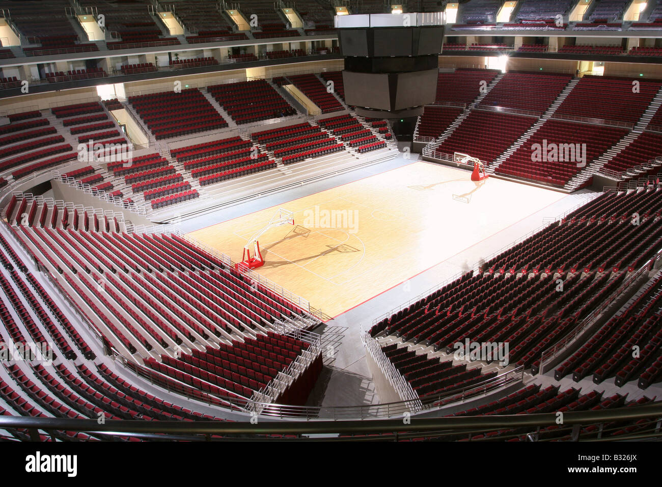 Beijing Wukesong Sports Center Basketball Field Stock Photo - Alamy