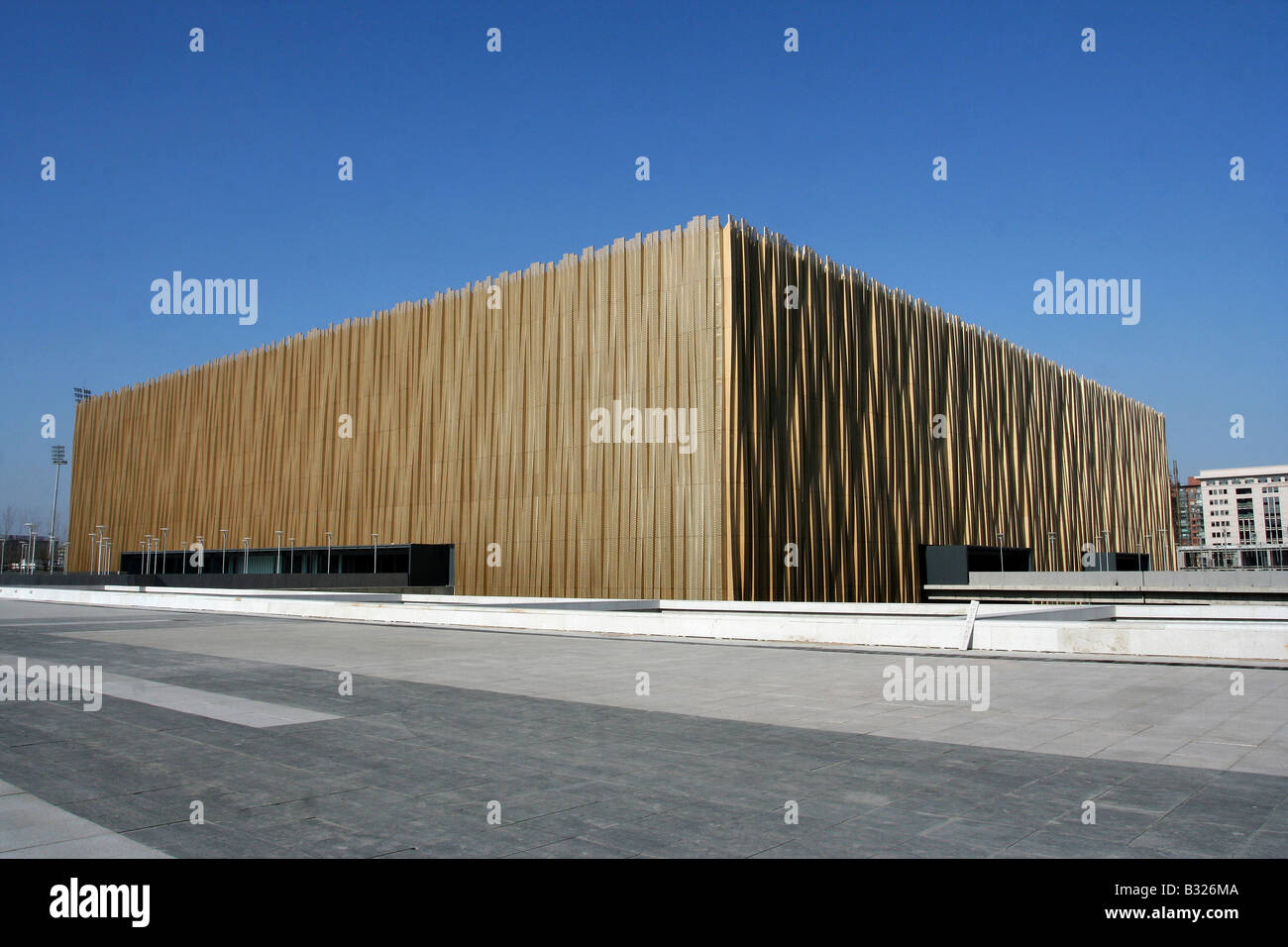 Beijing Wukesong Sports Center Basketball Field Stock Photo - Alamy