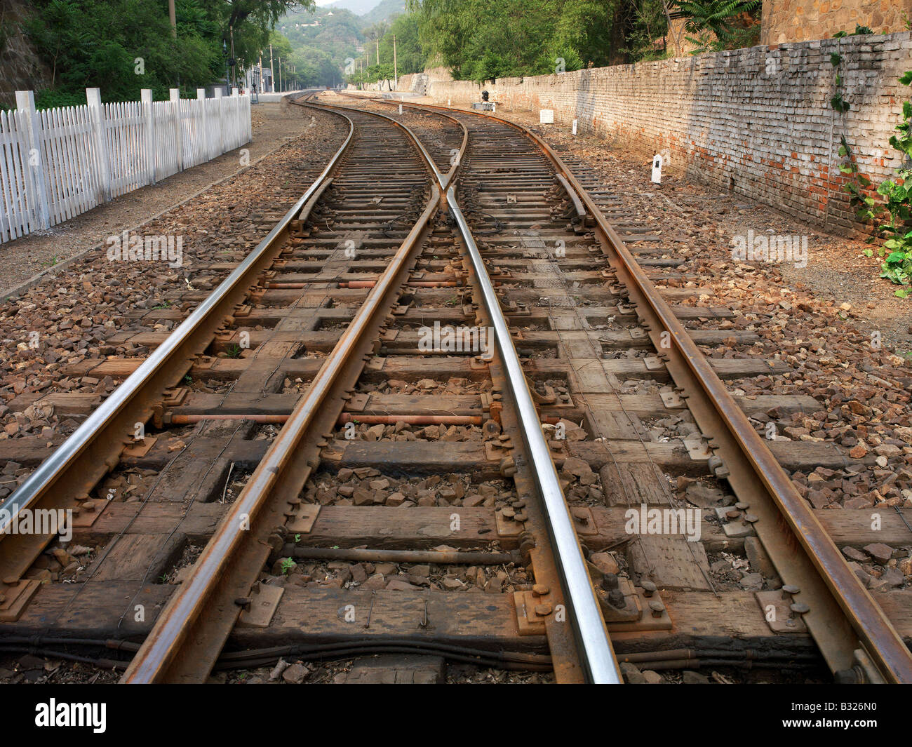 Railway station of timber construction hi-res stock photography and ...