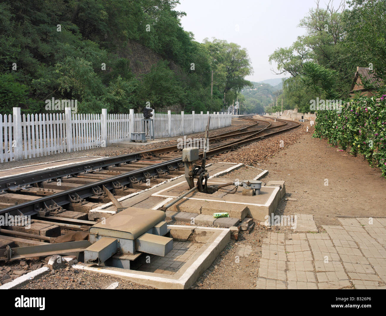Railway station of timber construction hi-res stock photography and ...
