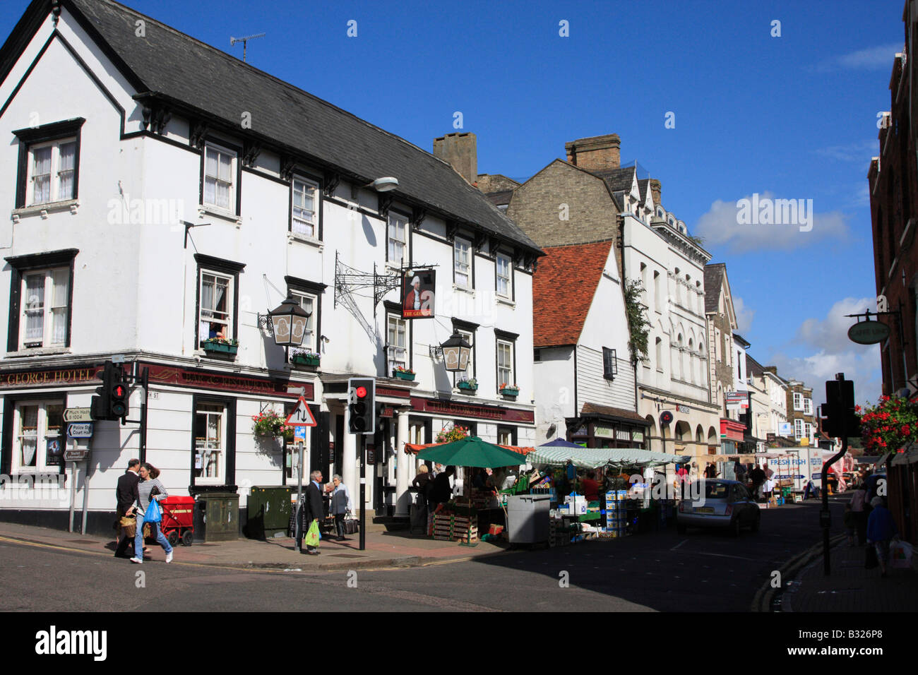bishops stortford quaint market town hertfordshire england uk great ...