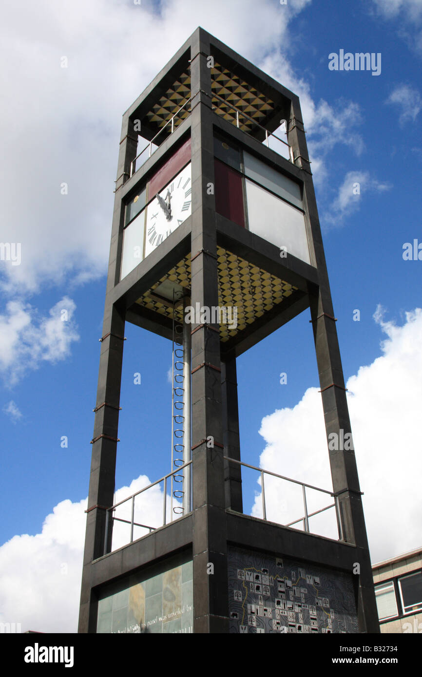 clock tower the square stevenage town centre shopping hertfordshire ...