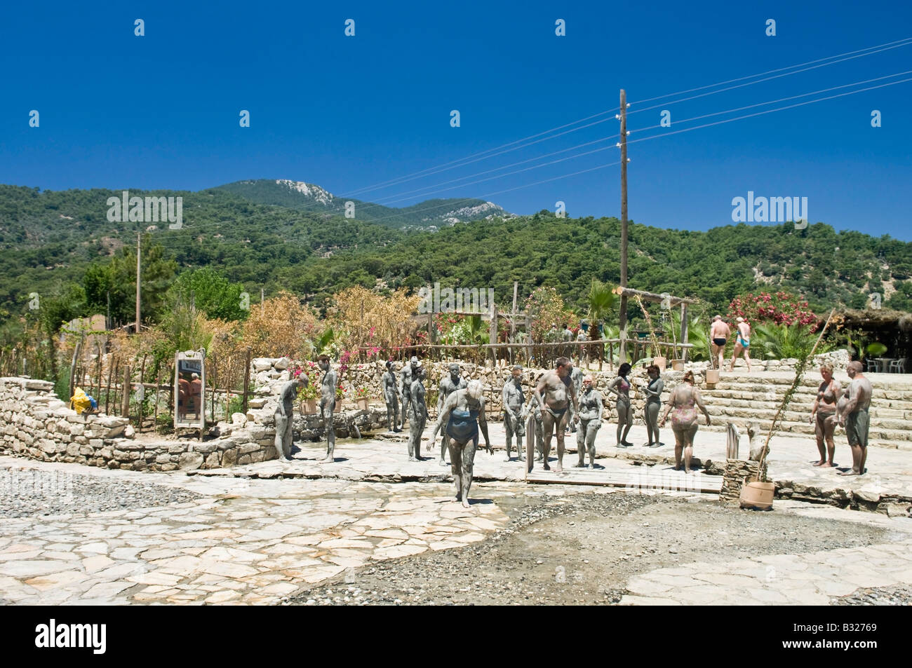 Dalyan Mud Baths Turkey High Resolution Stock Photography and Images ...