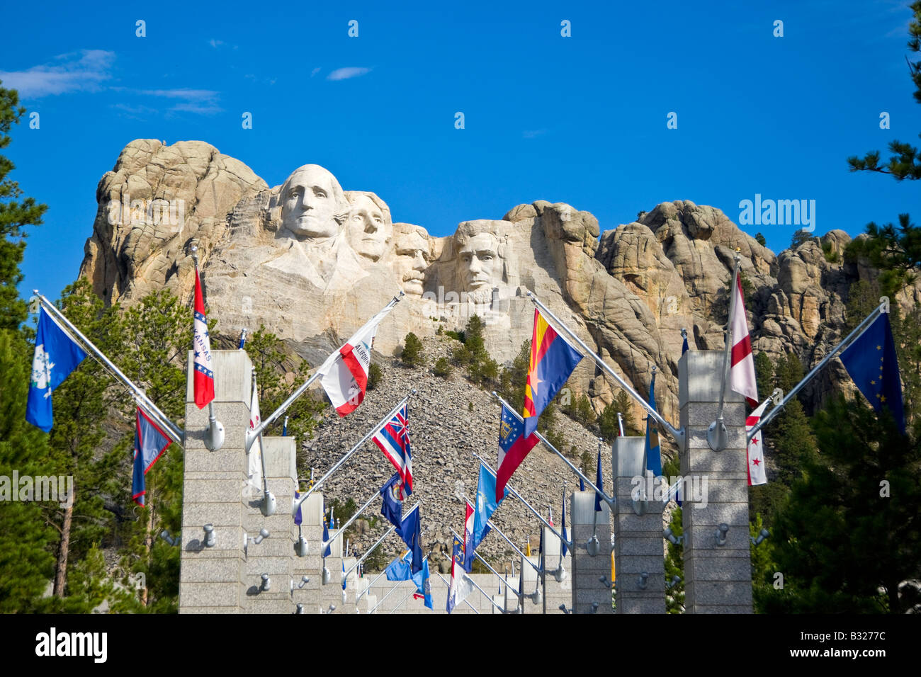 USA South Dakota Mount Rushmore National Memorial Stock Photo - Alamy