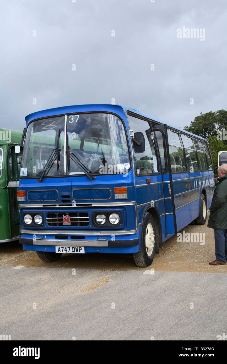 Bedford SB5 Duple Dominant Coach 1984 British Stock Photo - Alamy