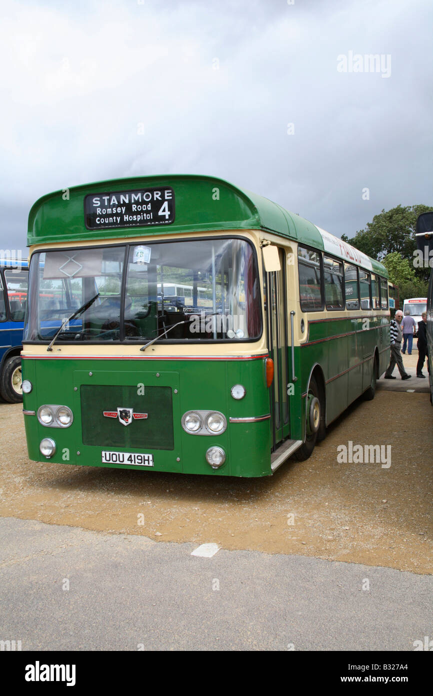 Leyland Panther single deck bus 1970 British Stock Photo - Alamy