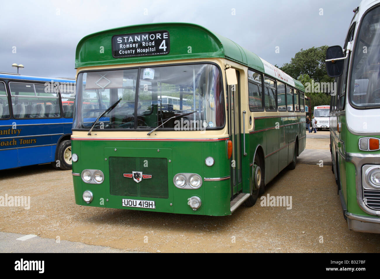 Leyland Panther single deck bus 1970 British Stock Photo - Alamy