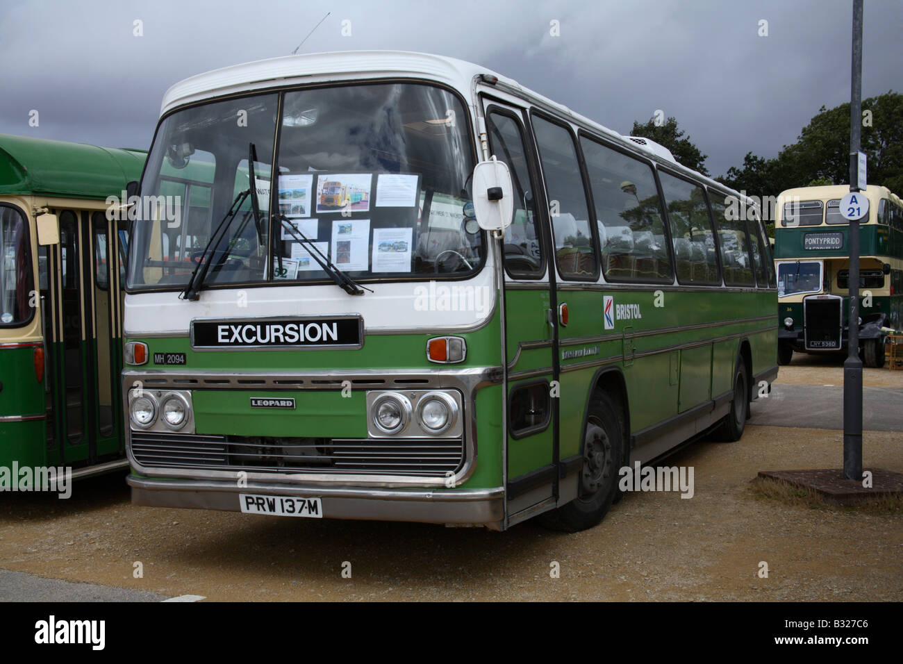 Leyland Leopard coach 1974 British Stock Photo - Alamy