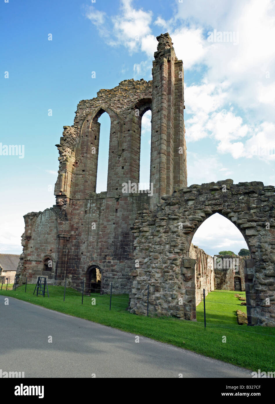 The English Heritage site of the ruins of Croxden Abbey at Croxden ...