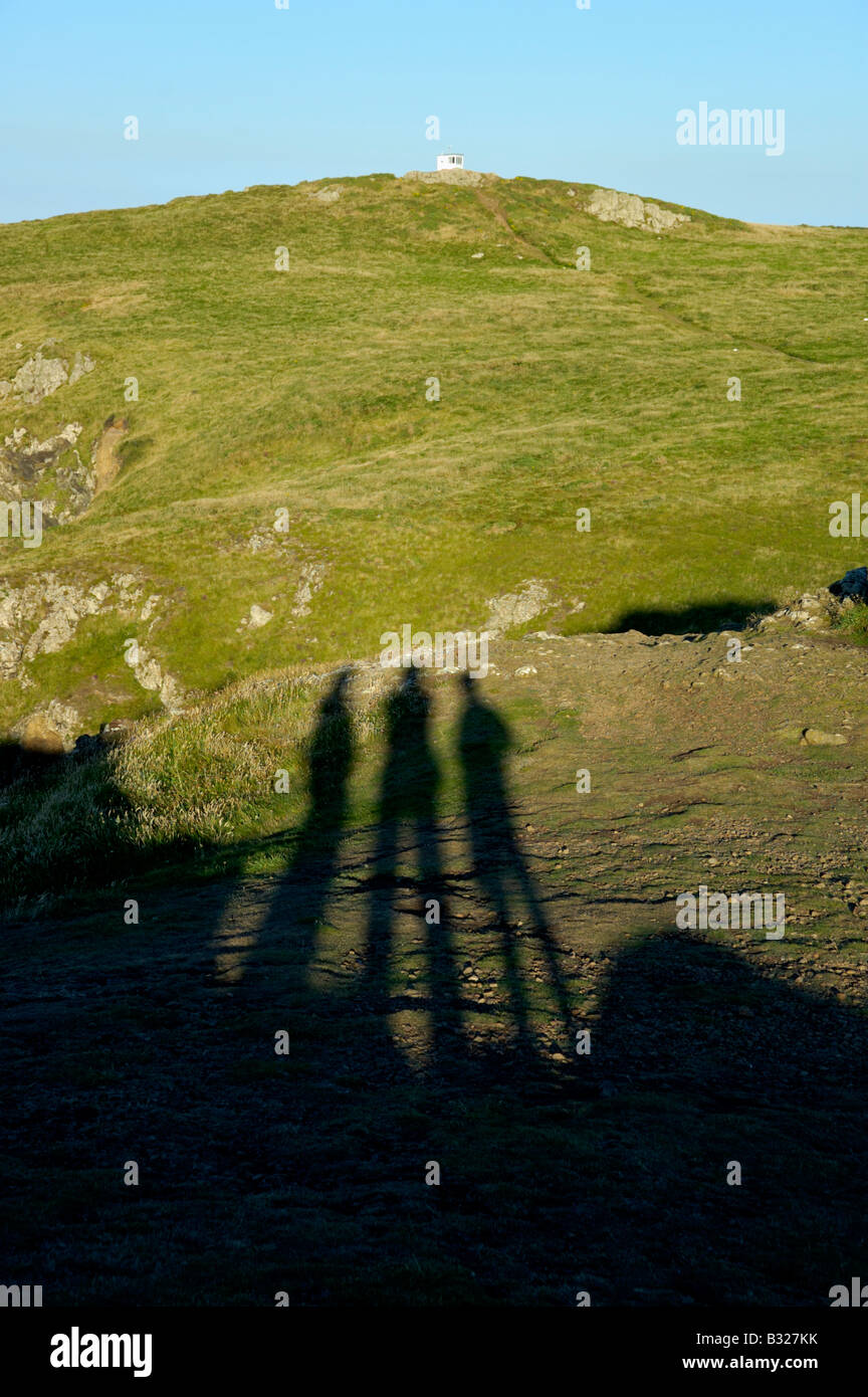 Man woman and child shadows hi-res stock photography and images - Alamy