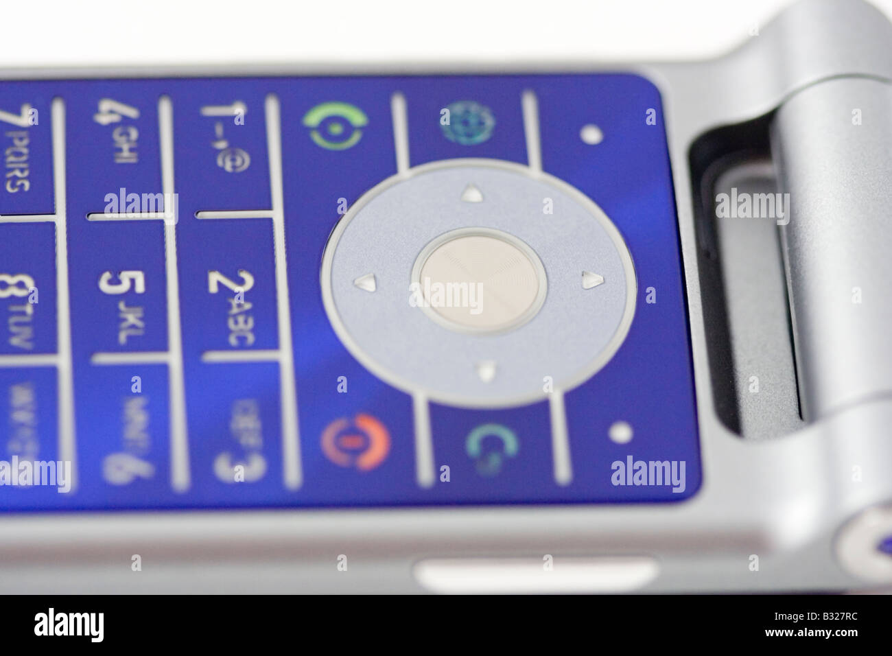 blue cell phone pad in modern style Stock Photo - Alamy