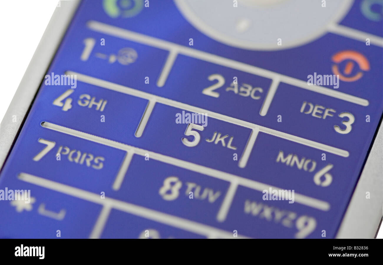 cell phone pad close-up Stock Photo - Alamy