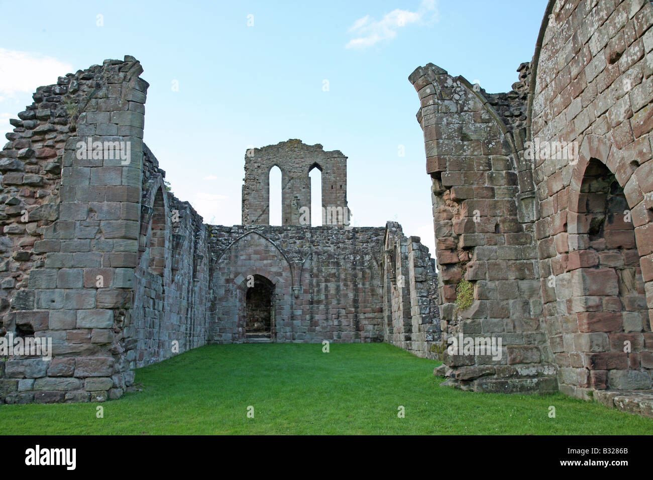 The English Heritage site of the ruins of Croxden Abbey at Croxden ...