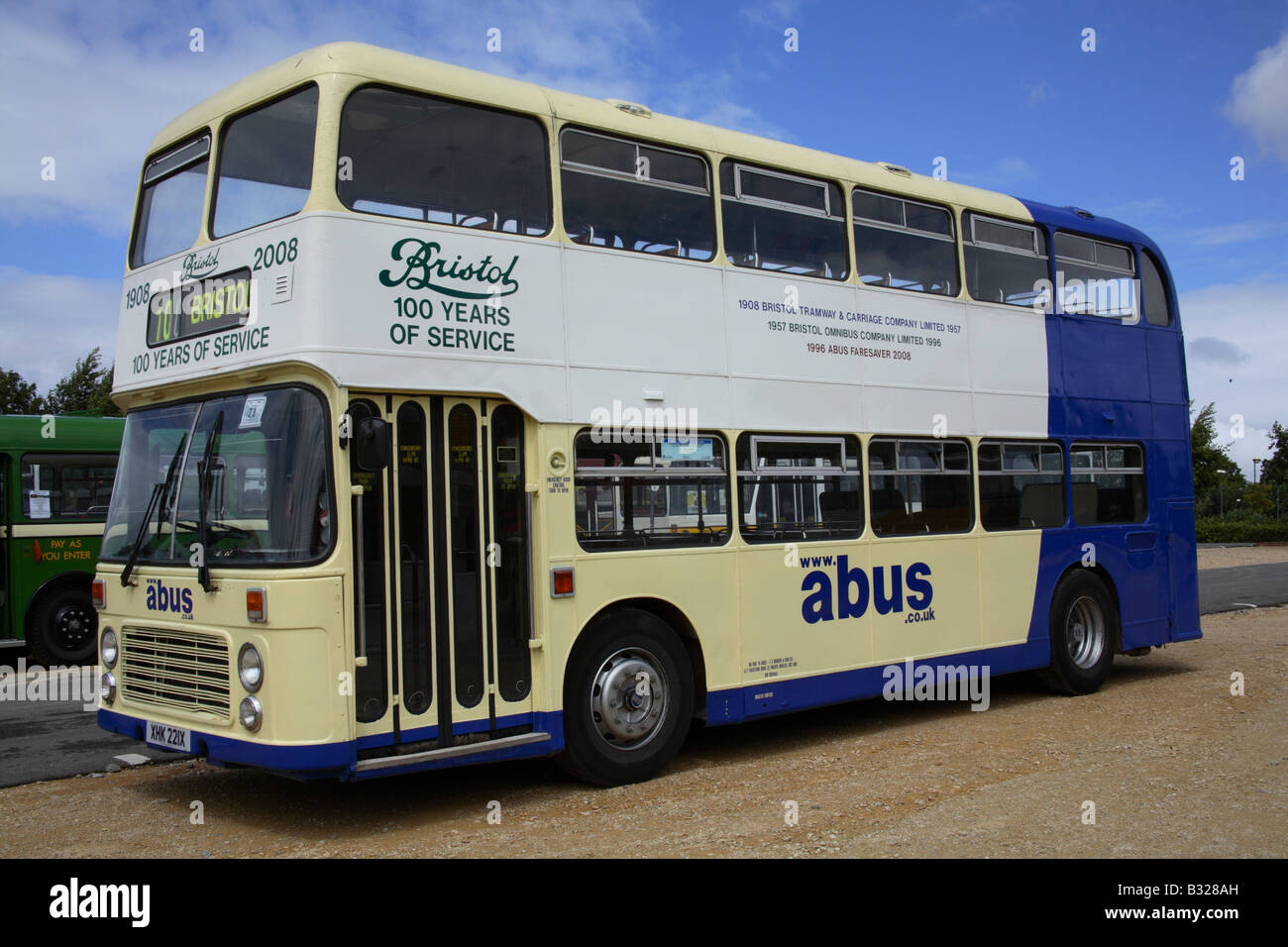 Bristol VRT double decker bus 1983 British Stock Photo - Alamy