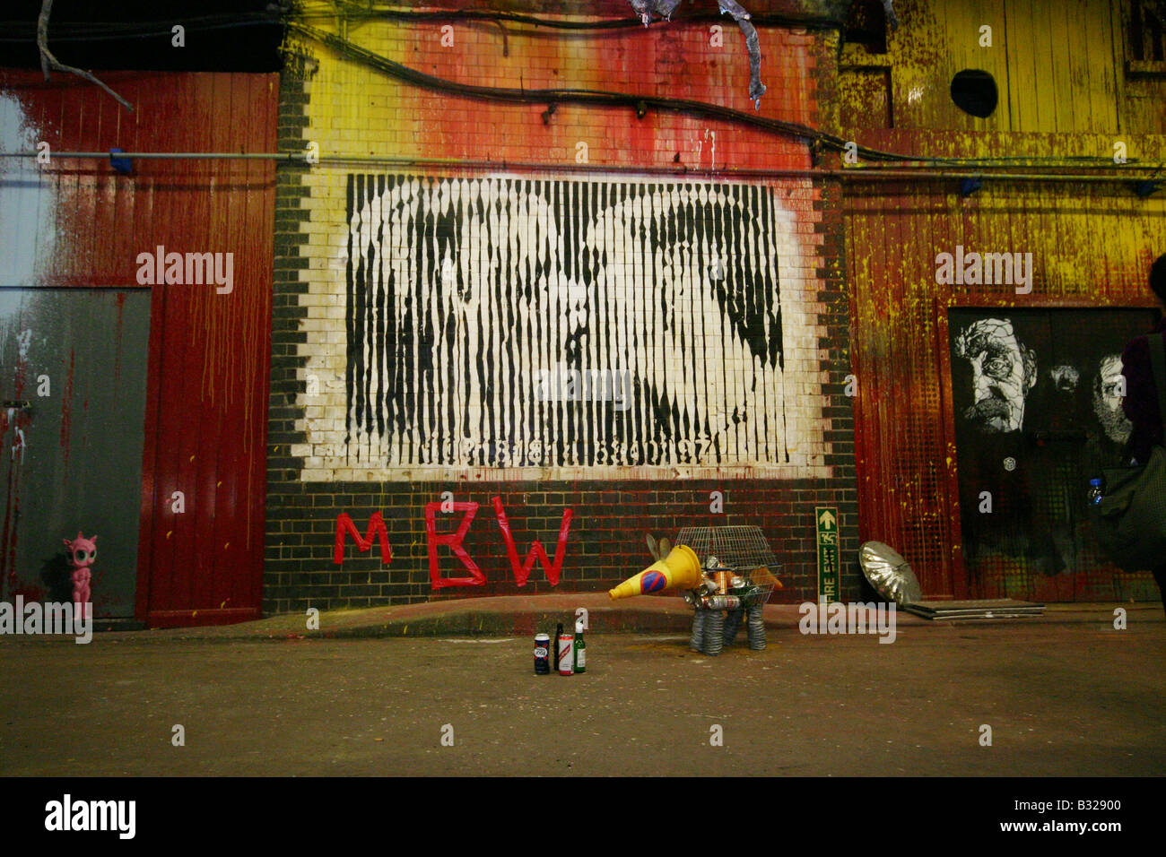 Graffiti by bansky Stock Photo - Alamy