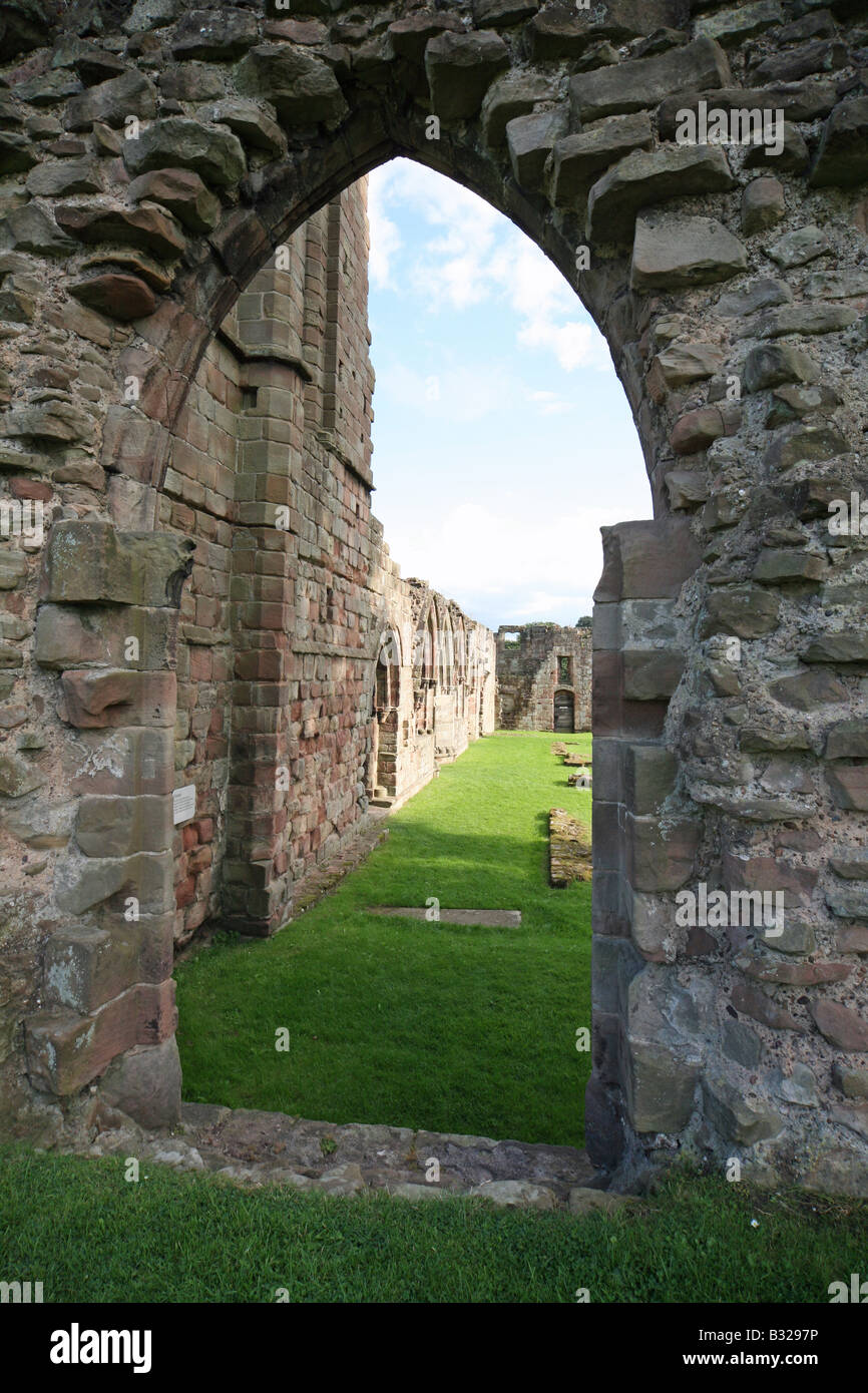 The English Heritage site of the ruins of Croxden Abbey at Croxden ...