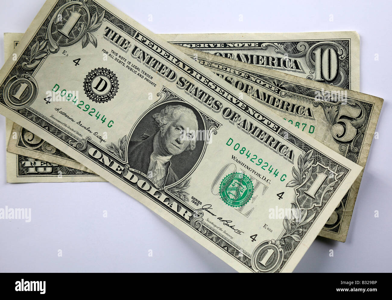 Bank note Dollars from United States of America Stock Photo - Alamy