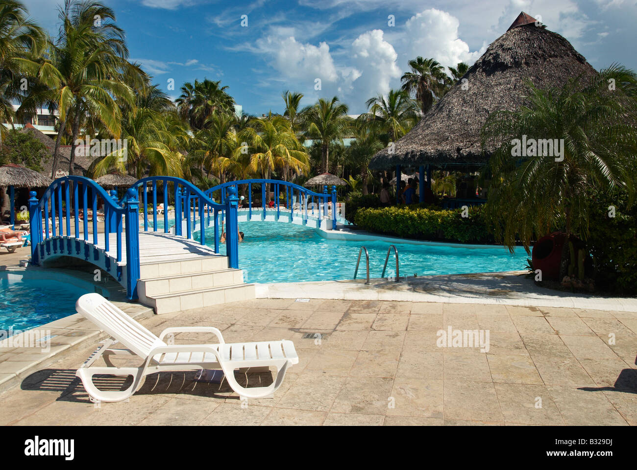The Sol Palmeras Hotel Pool Varadero Cuba Stock Photo - Alamy