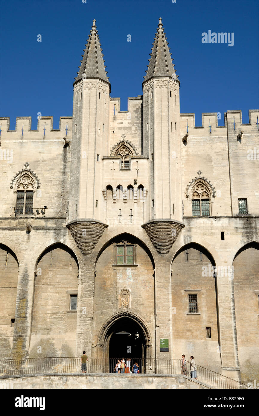 Pope's palace in Avignon, France Stock Photo - Alamy