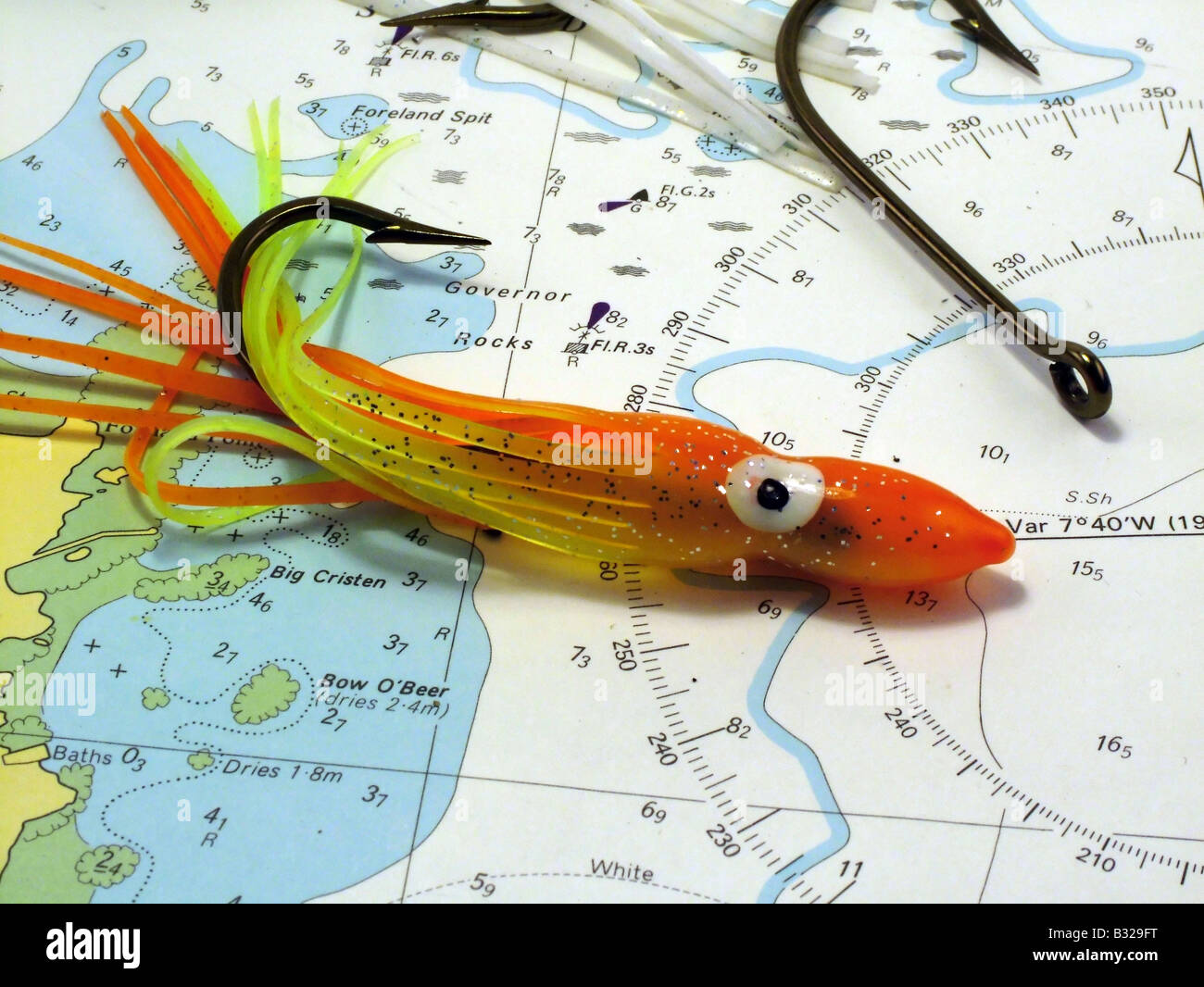 Cod fishing muppets Stock Photo - Alamy