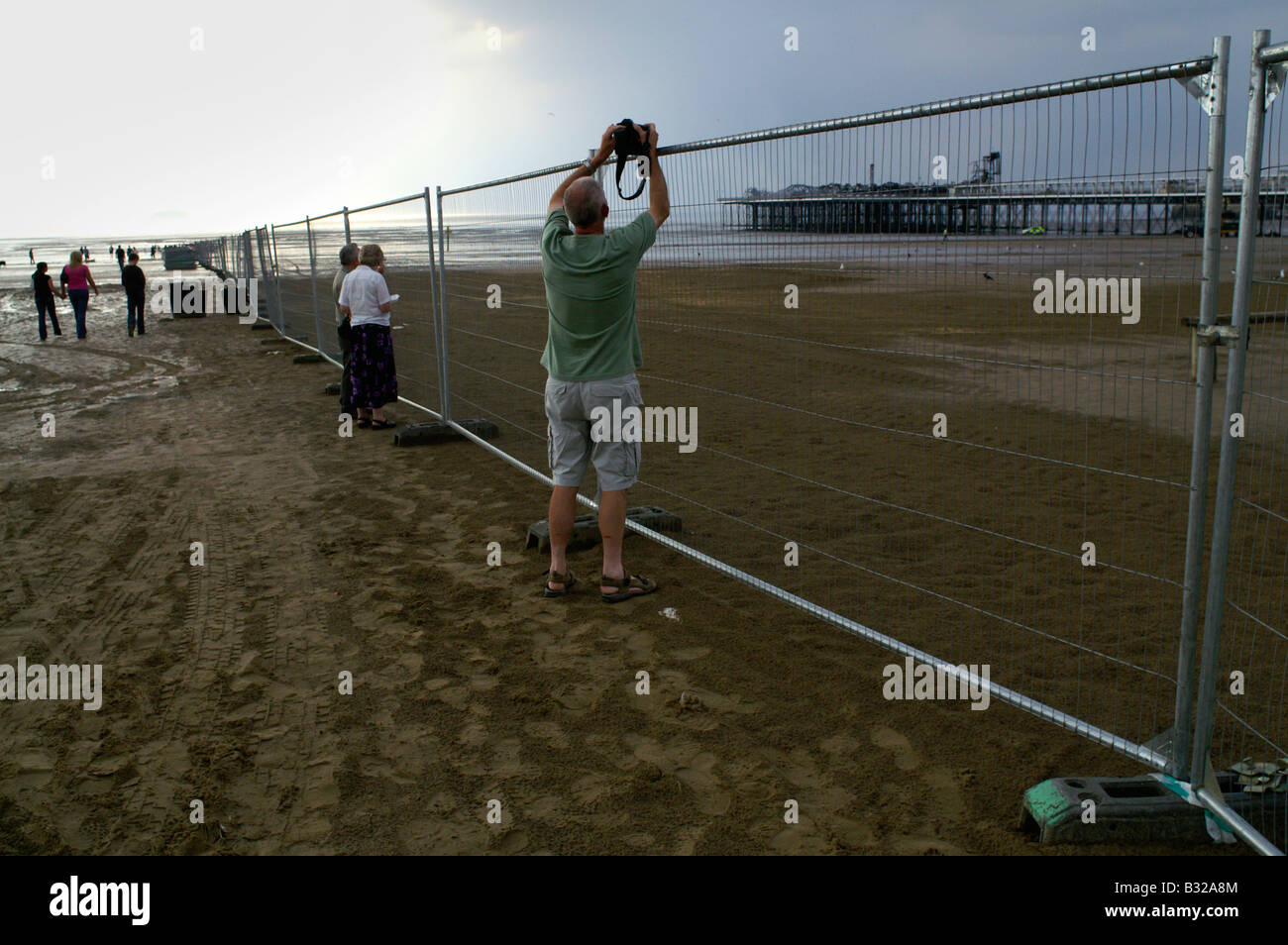 Grand pier fire hi-res stock photography and images - Alamy