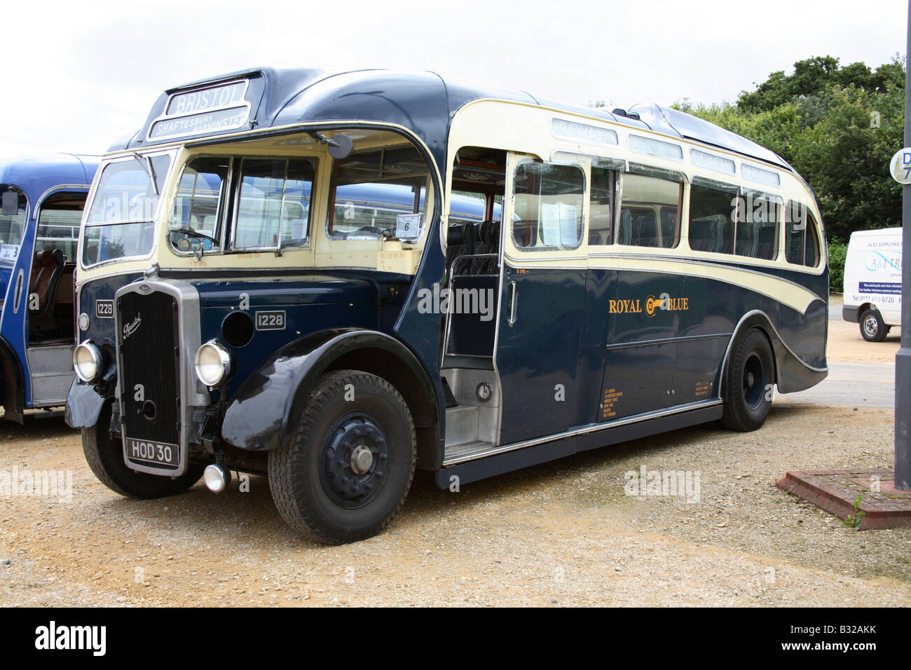 Bristol L6A coach 1948 British Stock Photo - Alamy