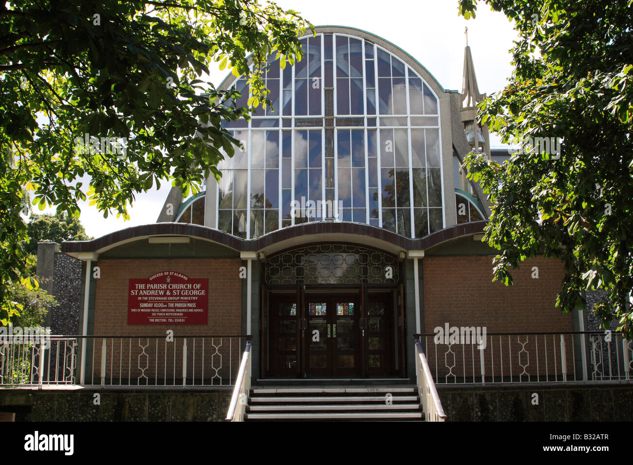 concrete framed parish church of st andrews and st george stevenage ...