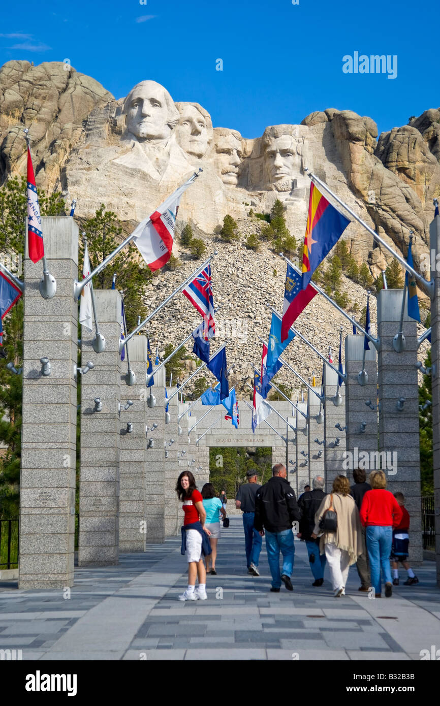 USA South Dakota Mount Rushmore National Memorial Stock Photo - Alamy