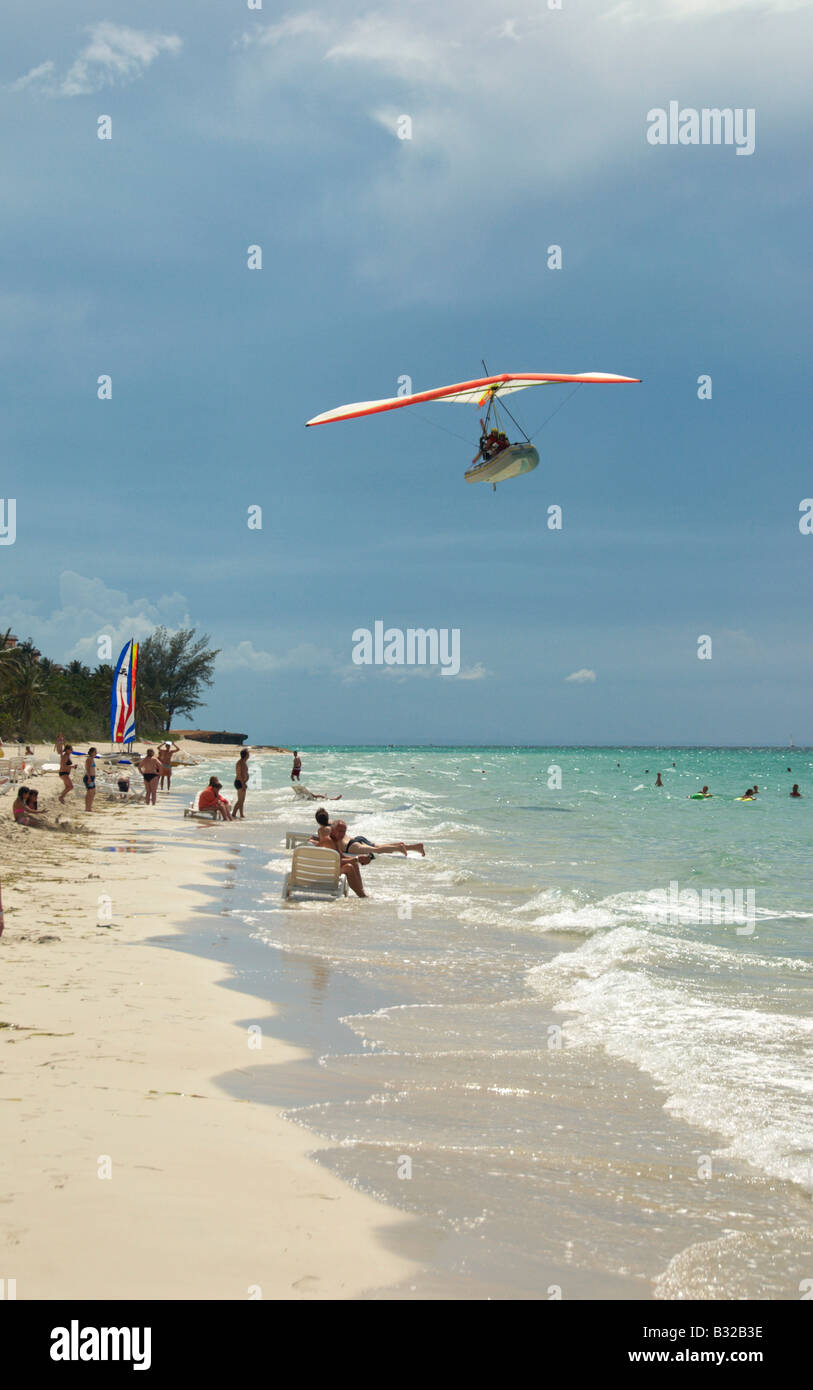 Microlight Flying Boat Varadero Cuba Stock Photo - Alamy