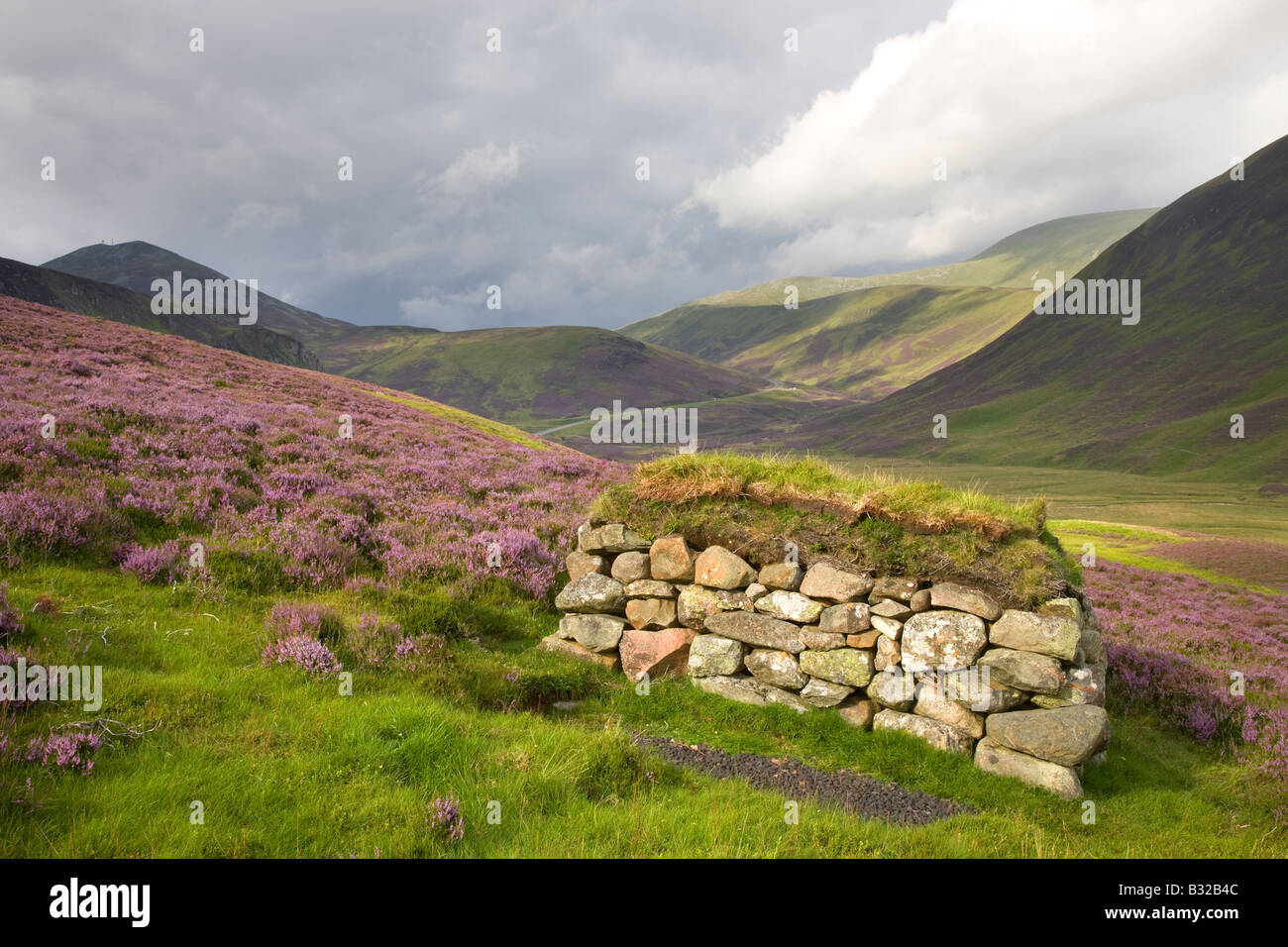 Grouse Shooting Stone Butt, sunken butts with stone walls, on the ...
