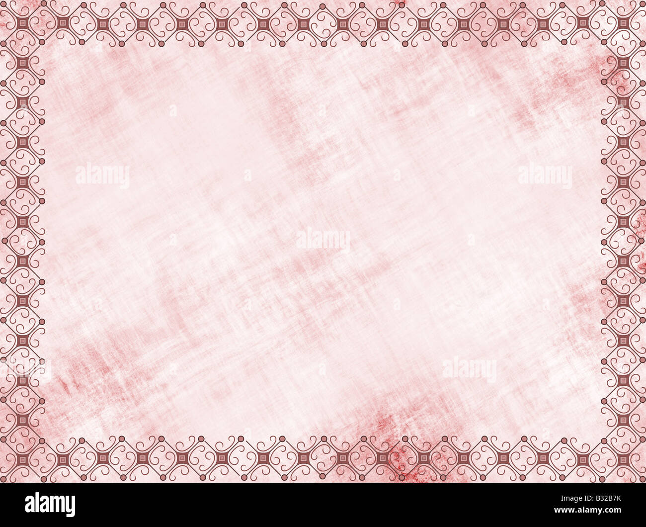 Red parchment with ornamental frame Stock Photo - Alamy