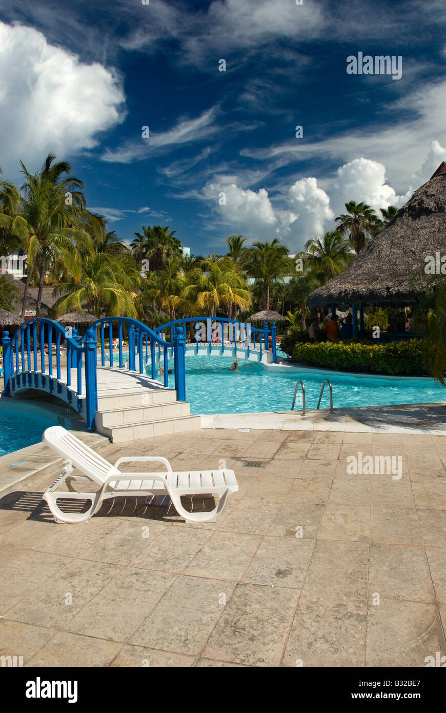 The Sol Palmeras Hotel Pool Varadero Cuba Stock Photo - Alamy