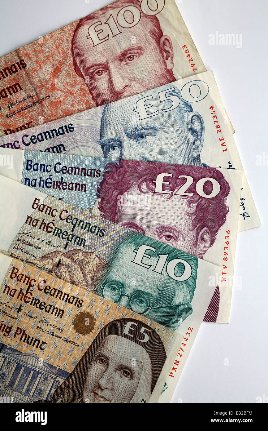 Irish currency hi-res stock photography and images - Alamy