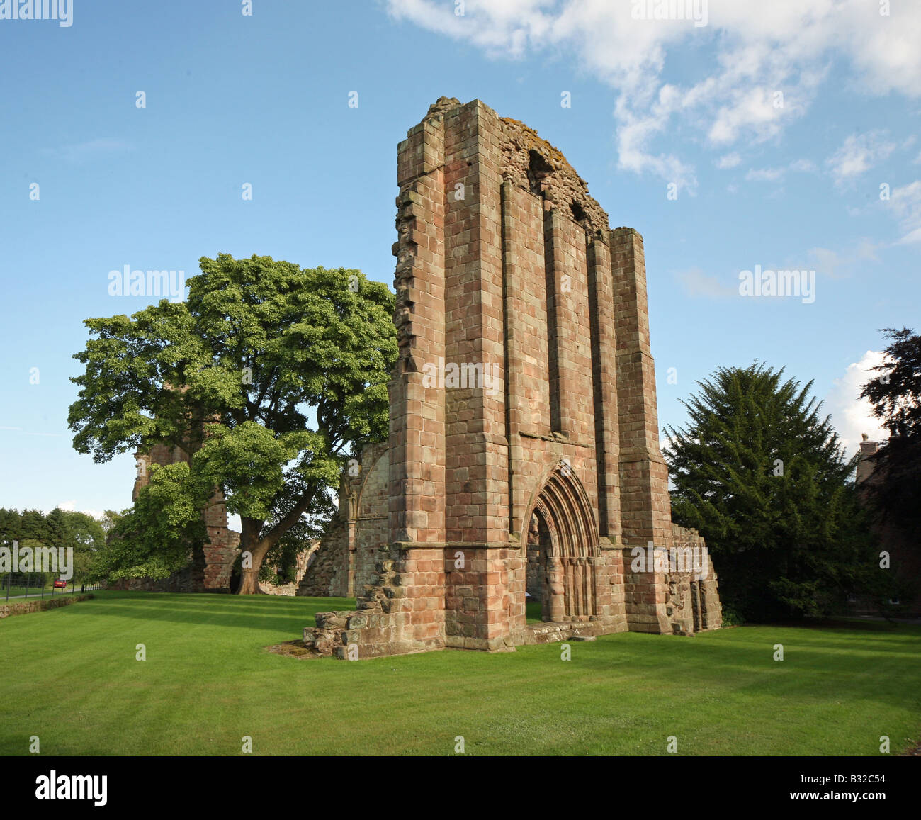 The English Heritage site of the ruins of Croxden Abbey at Croxden ...
