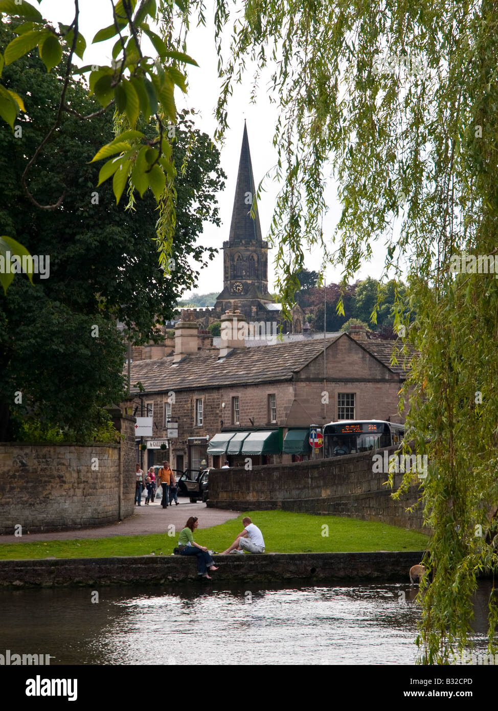 Bakewell river wye hi-res stock photography and images - Alamy