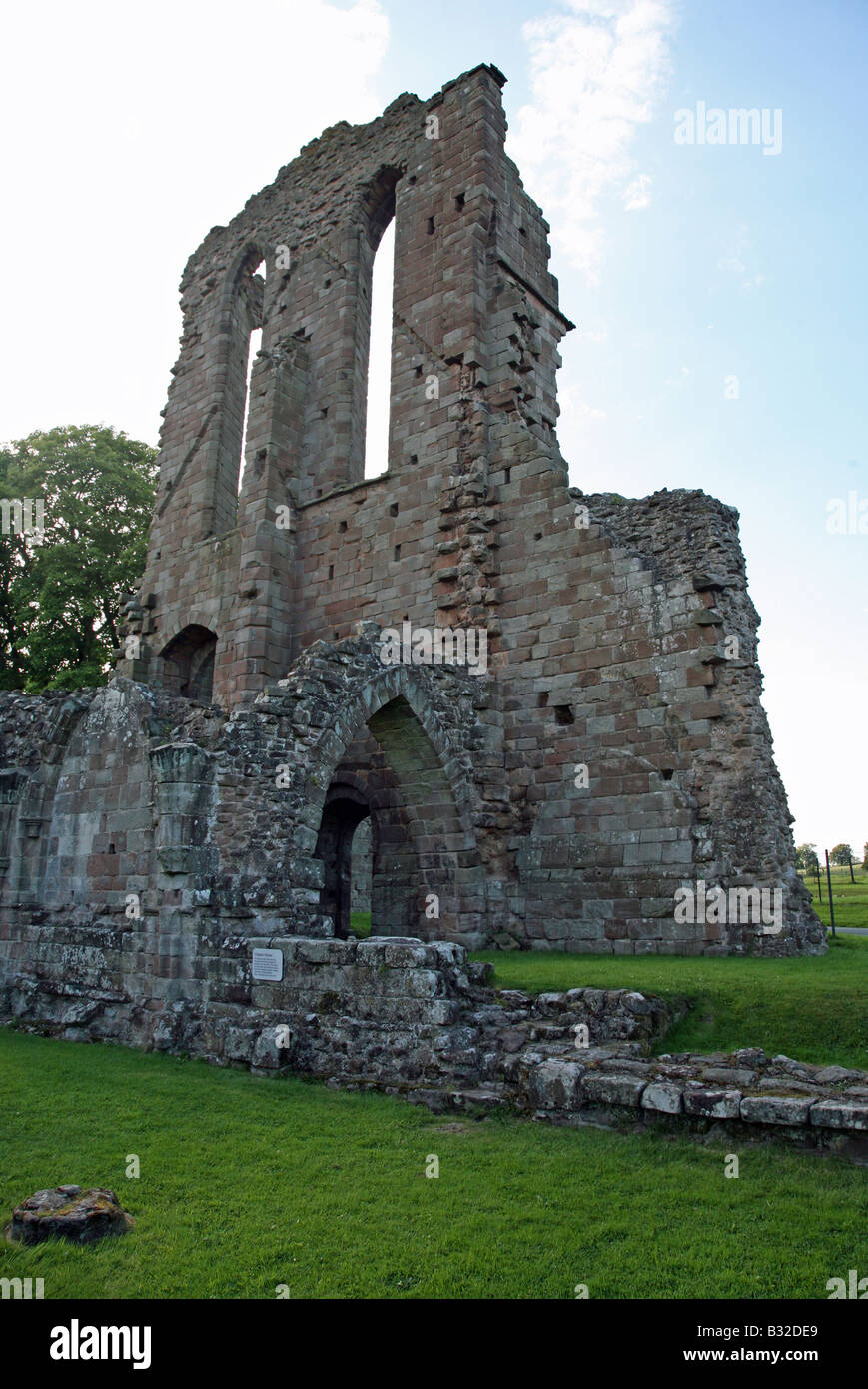 The English Heritage site of the ruins of Croxden Abbey at Croxden ...