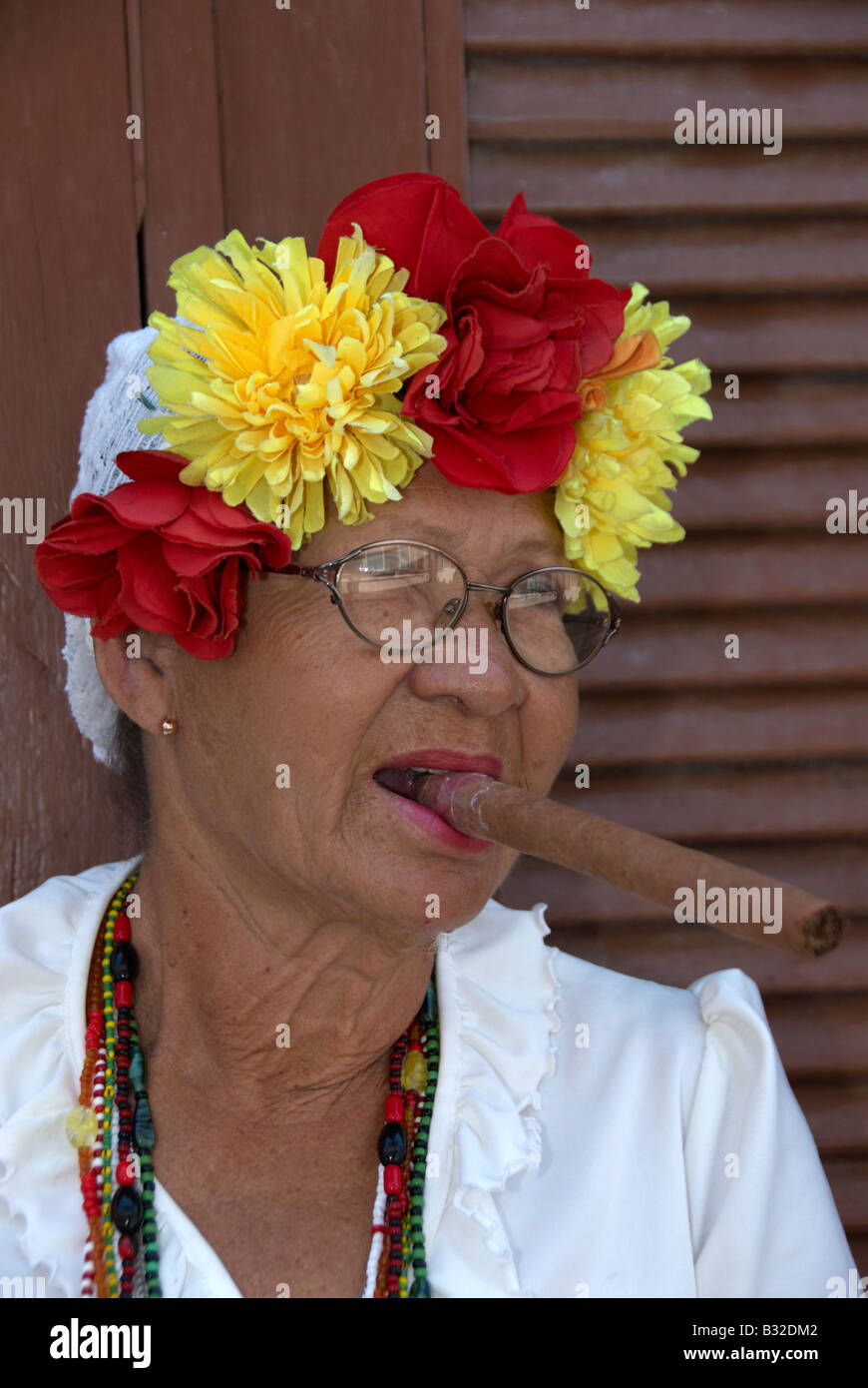 Cuban Cigar Lady Havana Cuba Stock Photo - Alamy