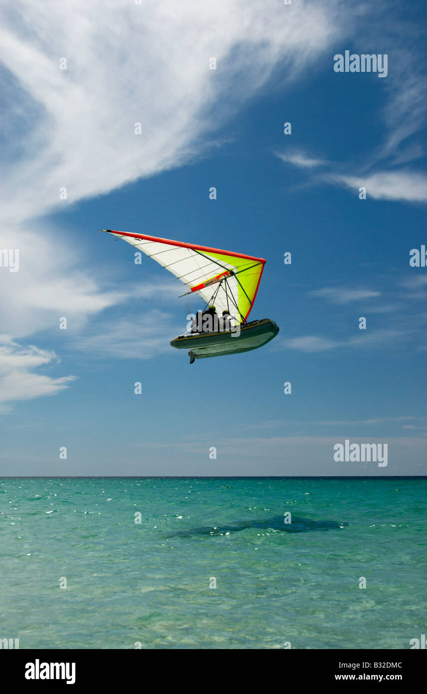 Microlight Flying Boat Varadero Cuba Stock Photo - Alamy